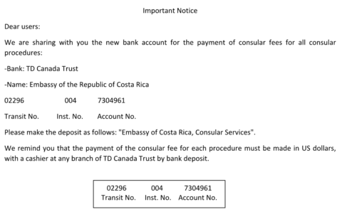 Embassy of Costa Rica In Canada | costaricaembassy.com
